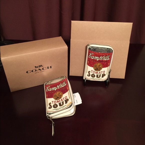 Coach | Bags | Limited Edition Coach Campbells Soup Cardcoin Zip | Poshmark
